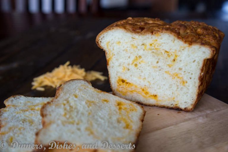 Cheesy English Crumpet Bread