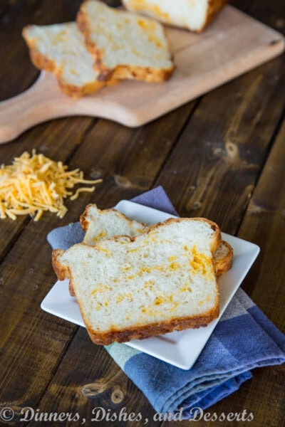 Cheesy English Crumpet Bread