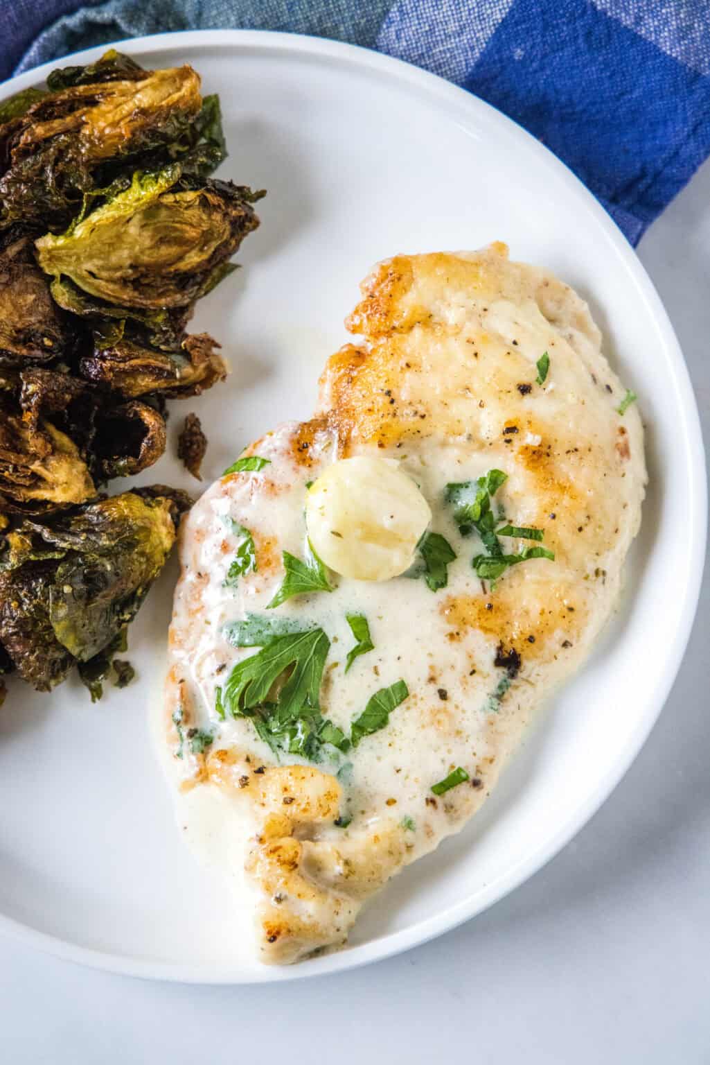 Creamy Garlic Chicken (One-Pan!)