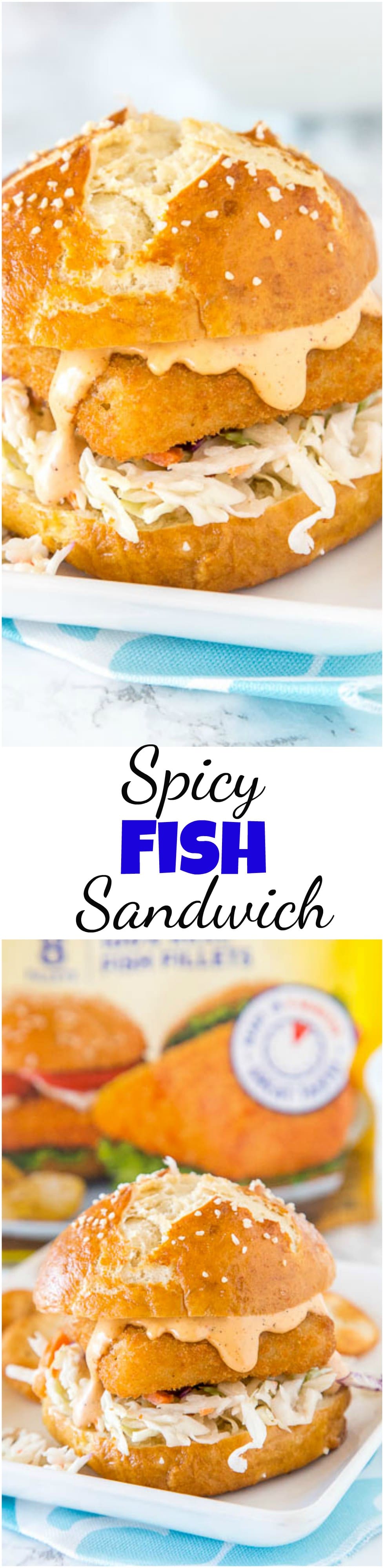 Spicy Fish Sandwich - Dinners, Dishes, and Desserts