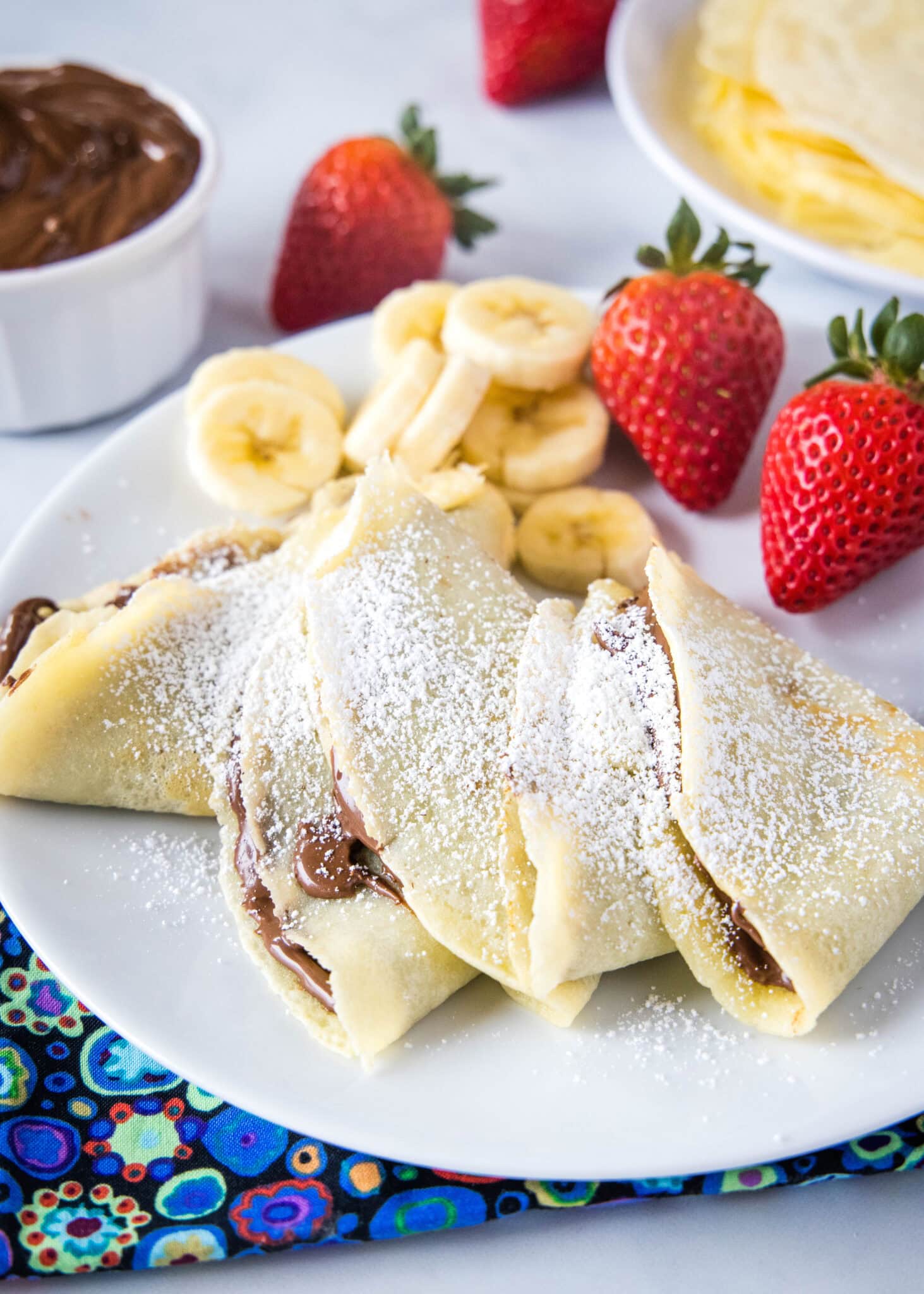 Nutella Crepes - Dinners, Dishes, and Desserts