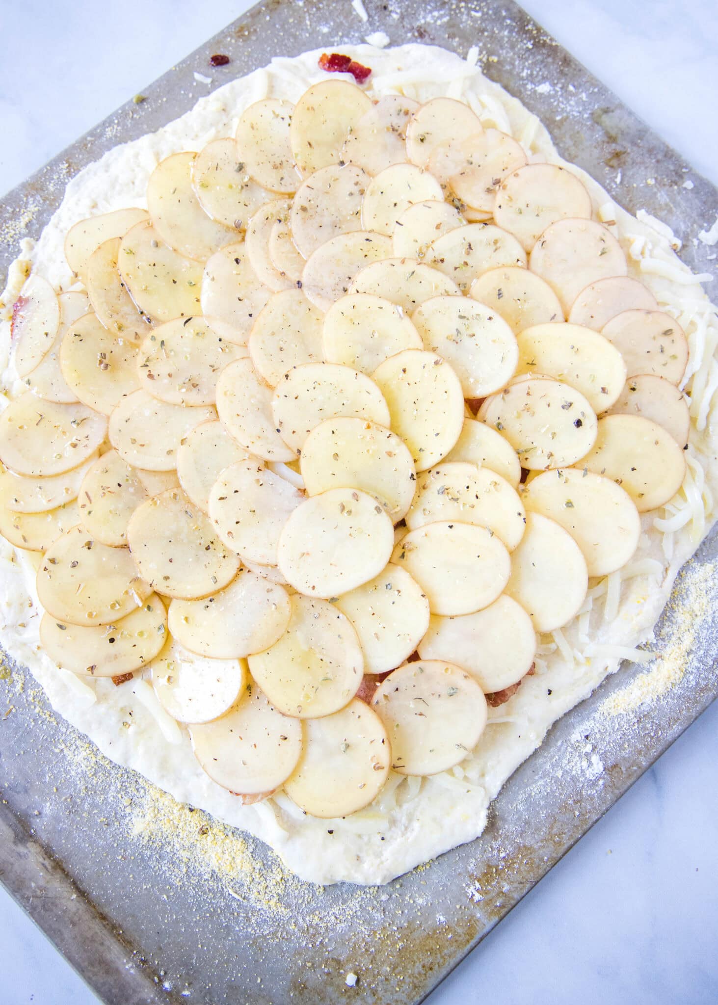 Potato Pizza (Pizza con Patate) | Dinners, Dishes & Desserts