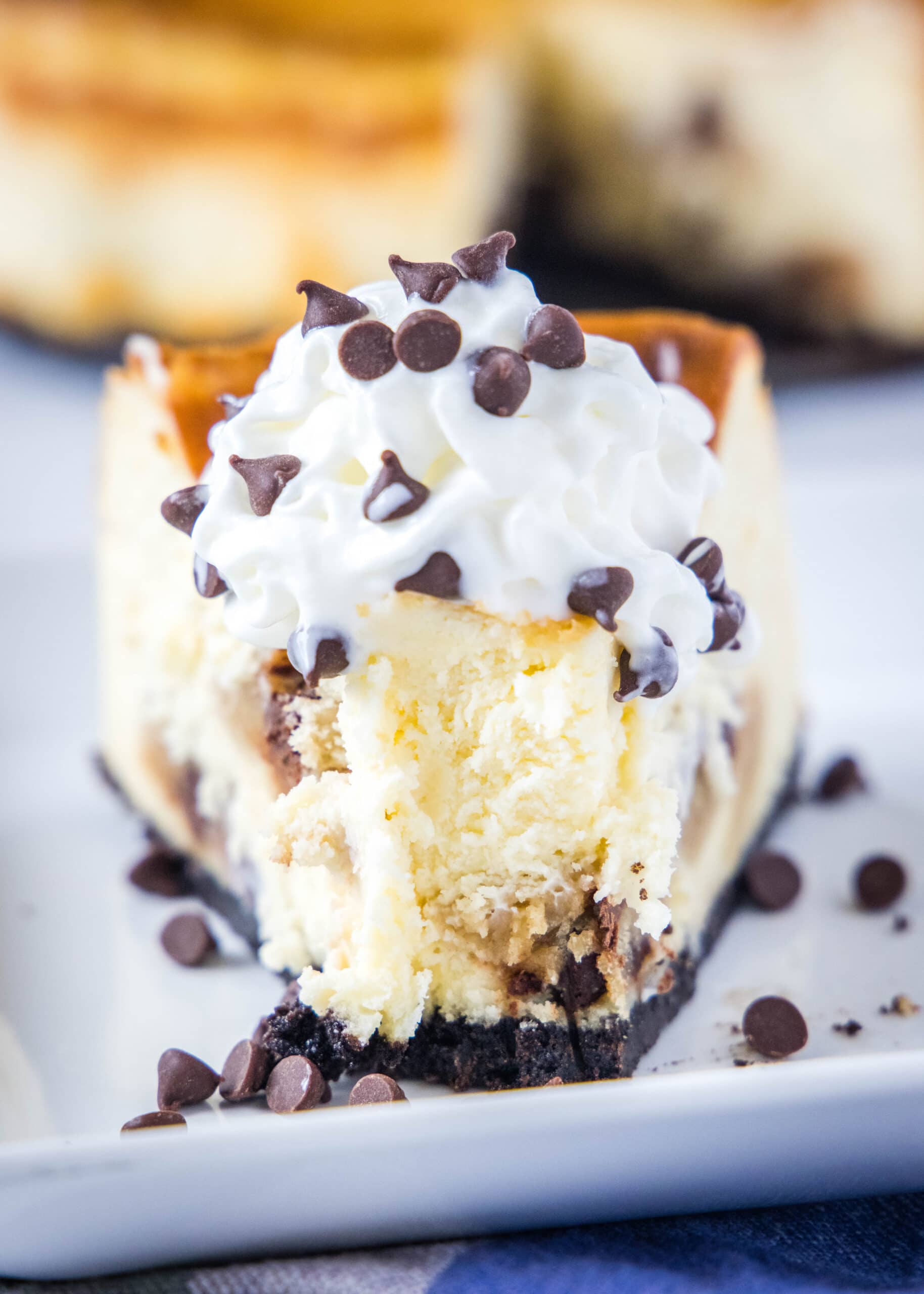 Chocolate Chip Cookie Dough Cheesecake