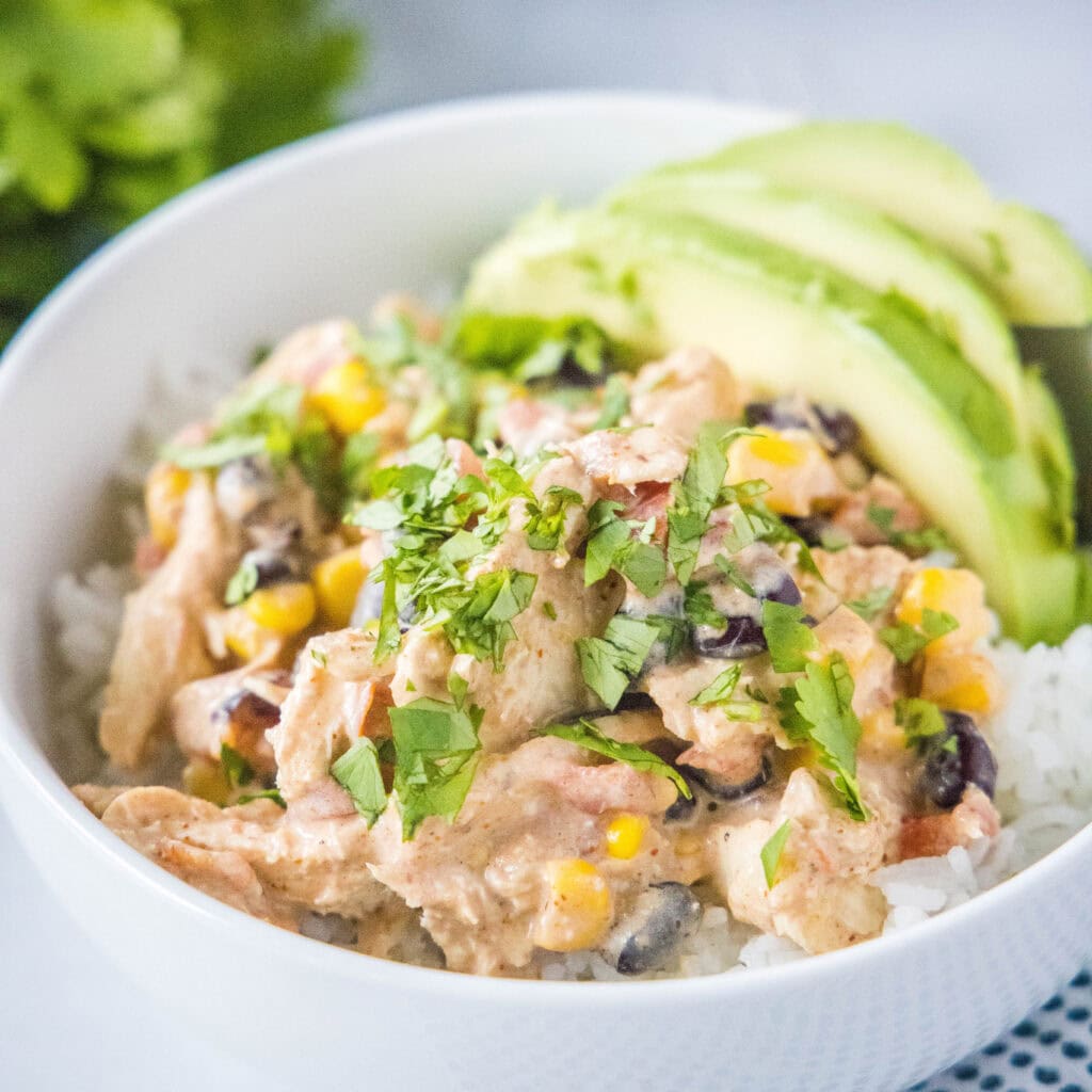 Crockpot Fiesta Chicken - Dinners, Dishes, and Desserts