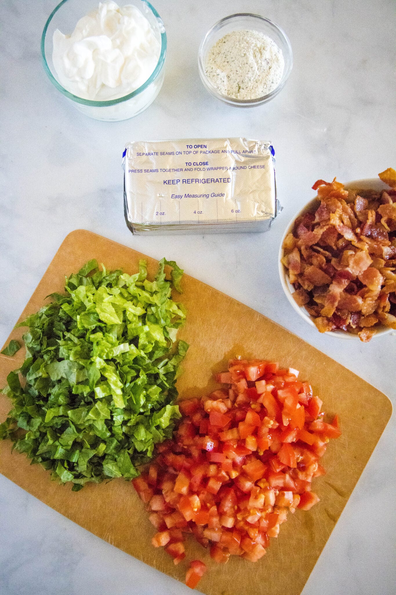 BLT Dip - Dinners, Dishes, and Desserts