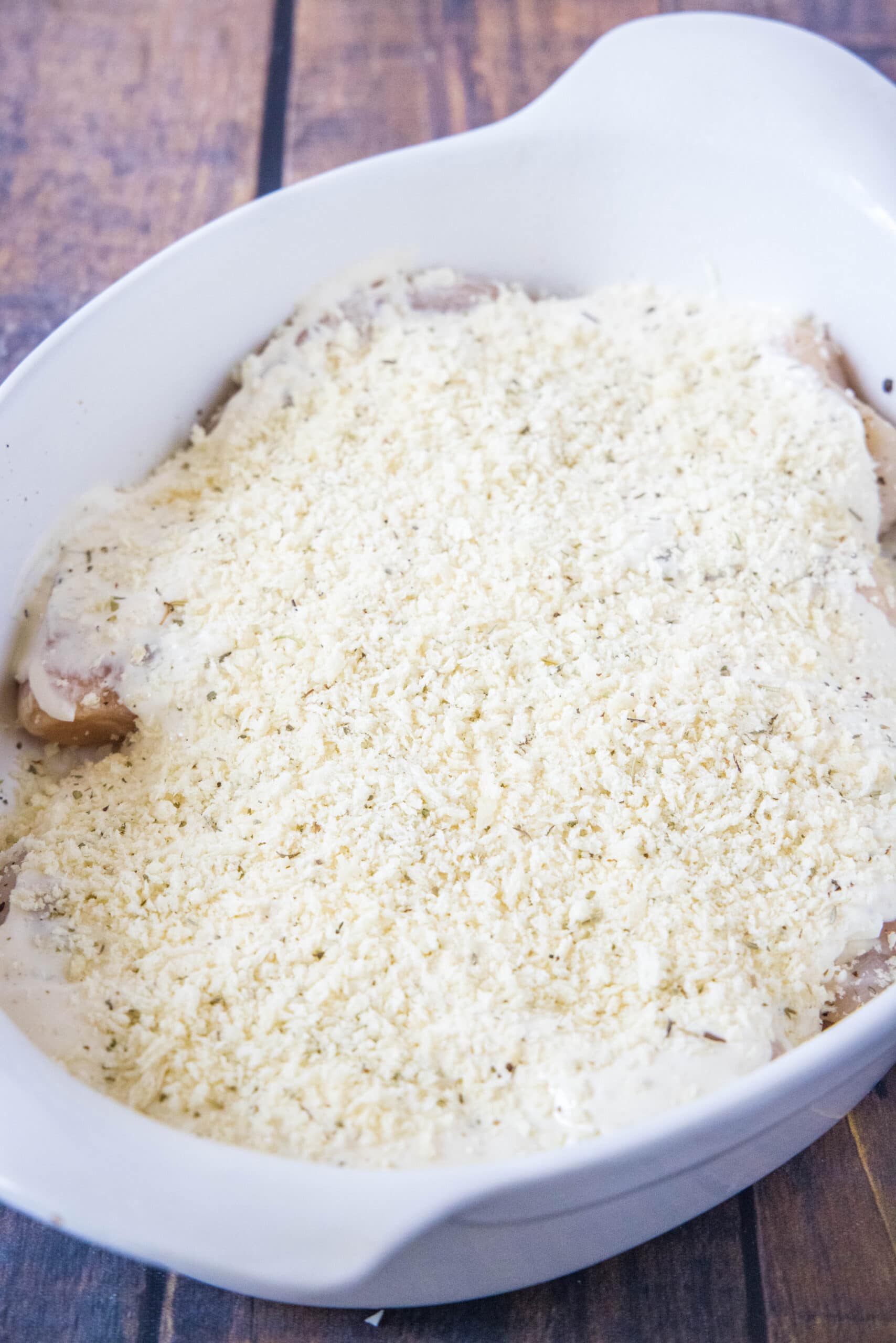 Baked Caesar Chicken - Dinners, Dishes, and Desserts