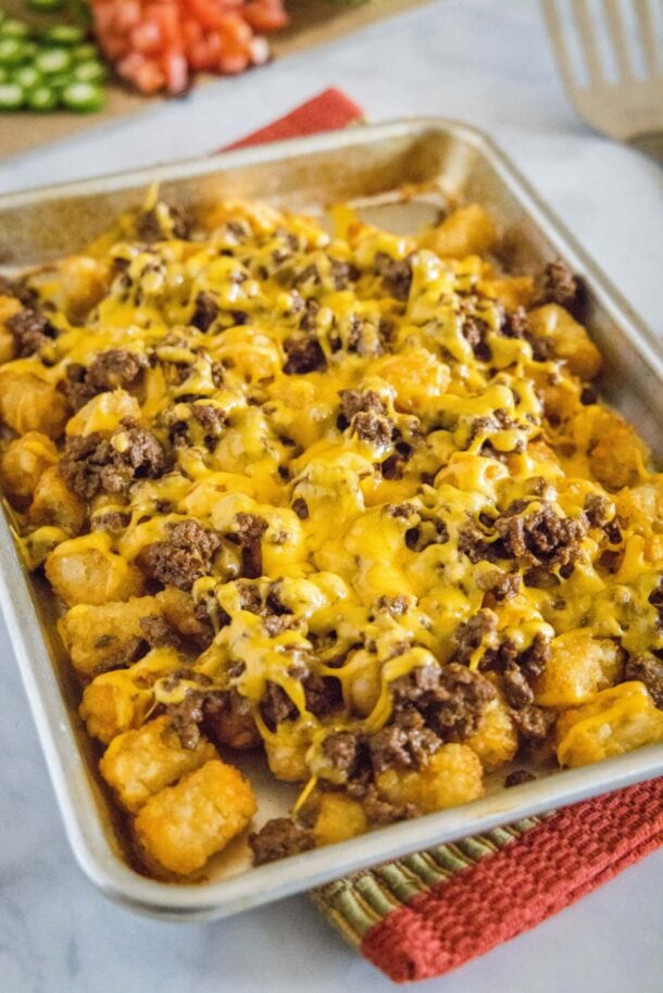 Easy Beef Totchos | Dinners, Dishes & Desserts