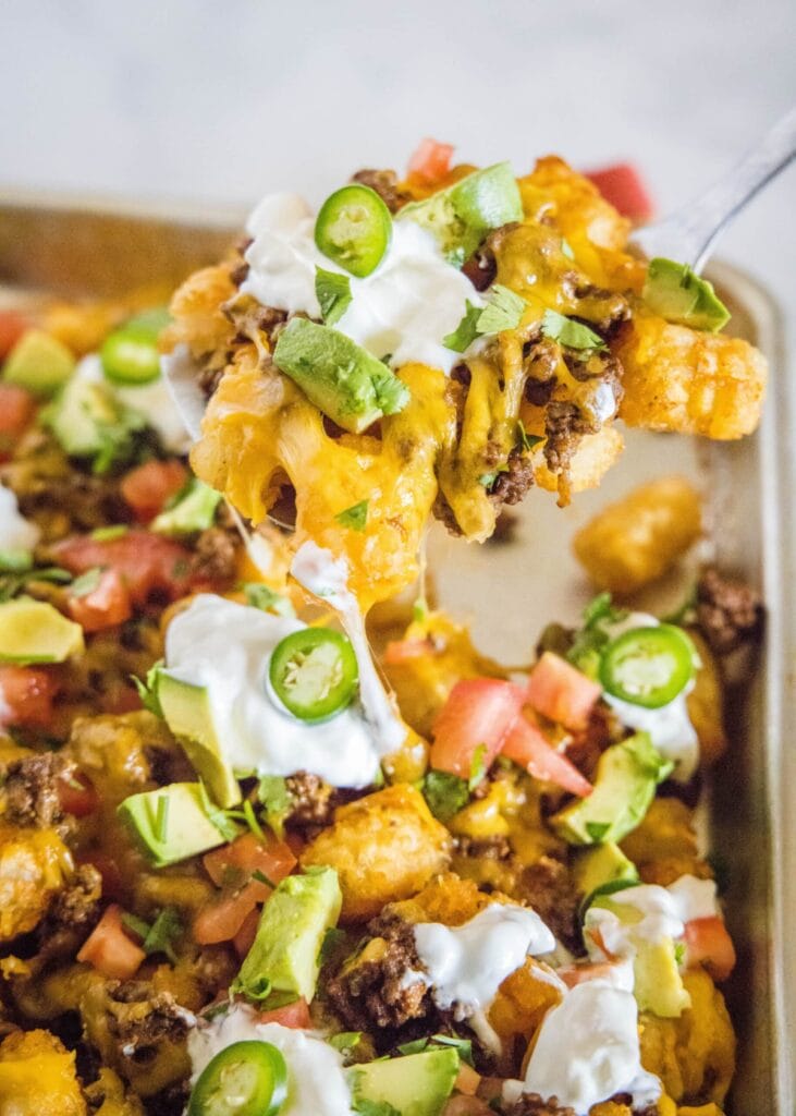 Easy Beef Totchos | Dinners, Dishes & Desserts