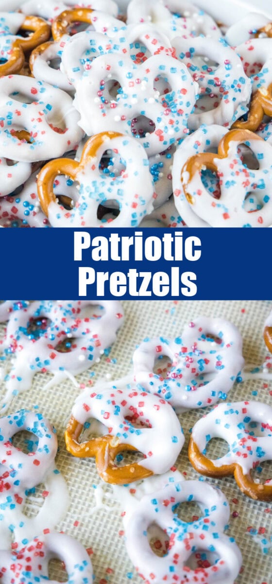 Patriotic Pretzels - Dinners, Dishes, and Desserts