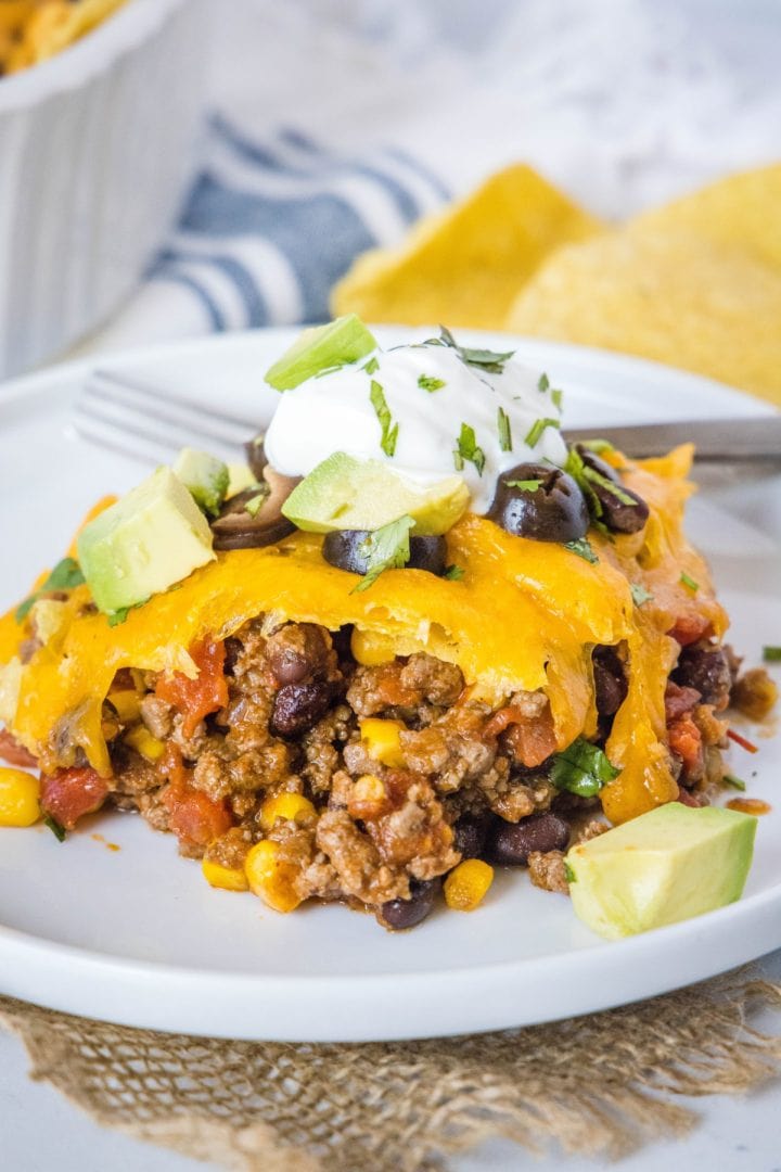 Easy Beef Taco Casserole | Dinners, Dishes & Desserts