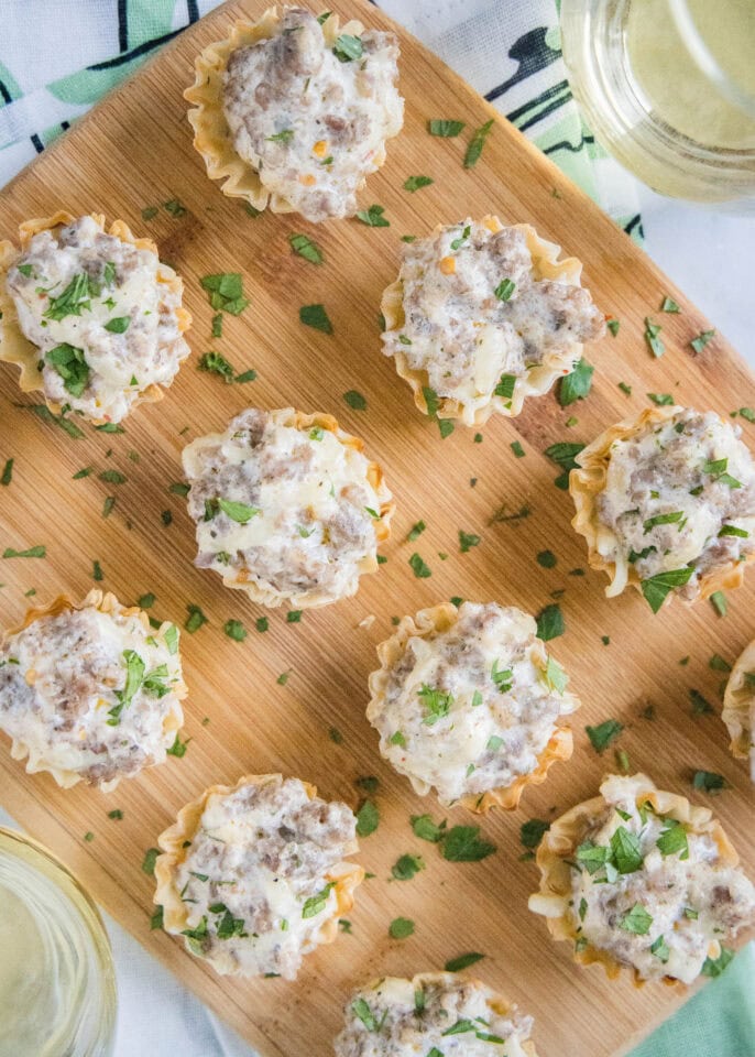 Sausage Cups - Dinners, Dishes, and Desserts