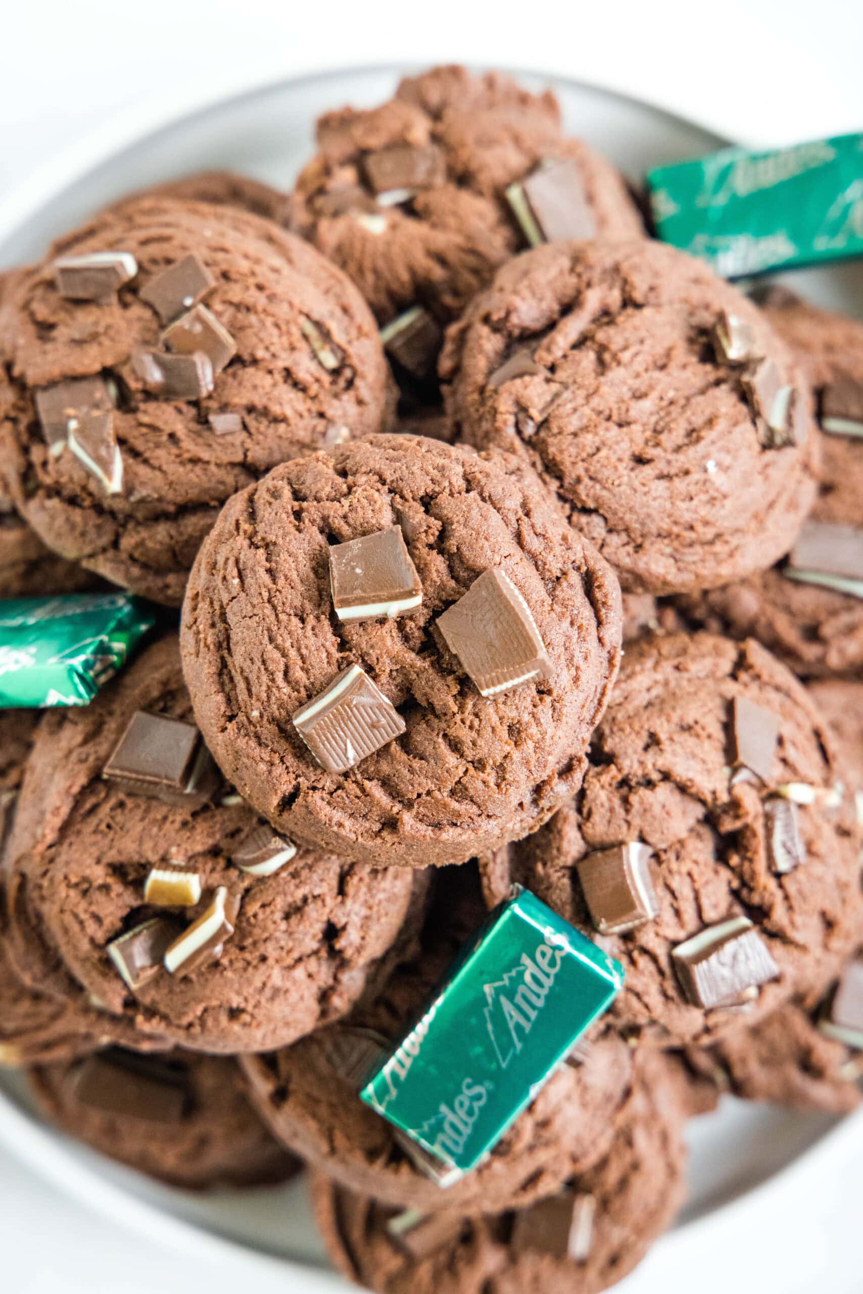 Mint Chocolate Pudding Cookies | Dinners, Dishes & Desserts