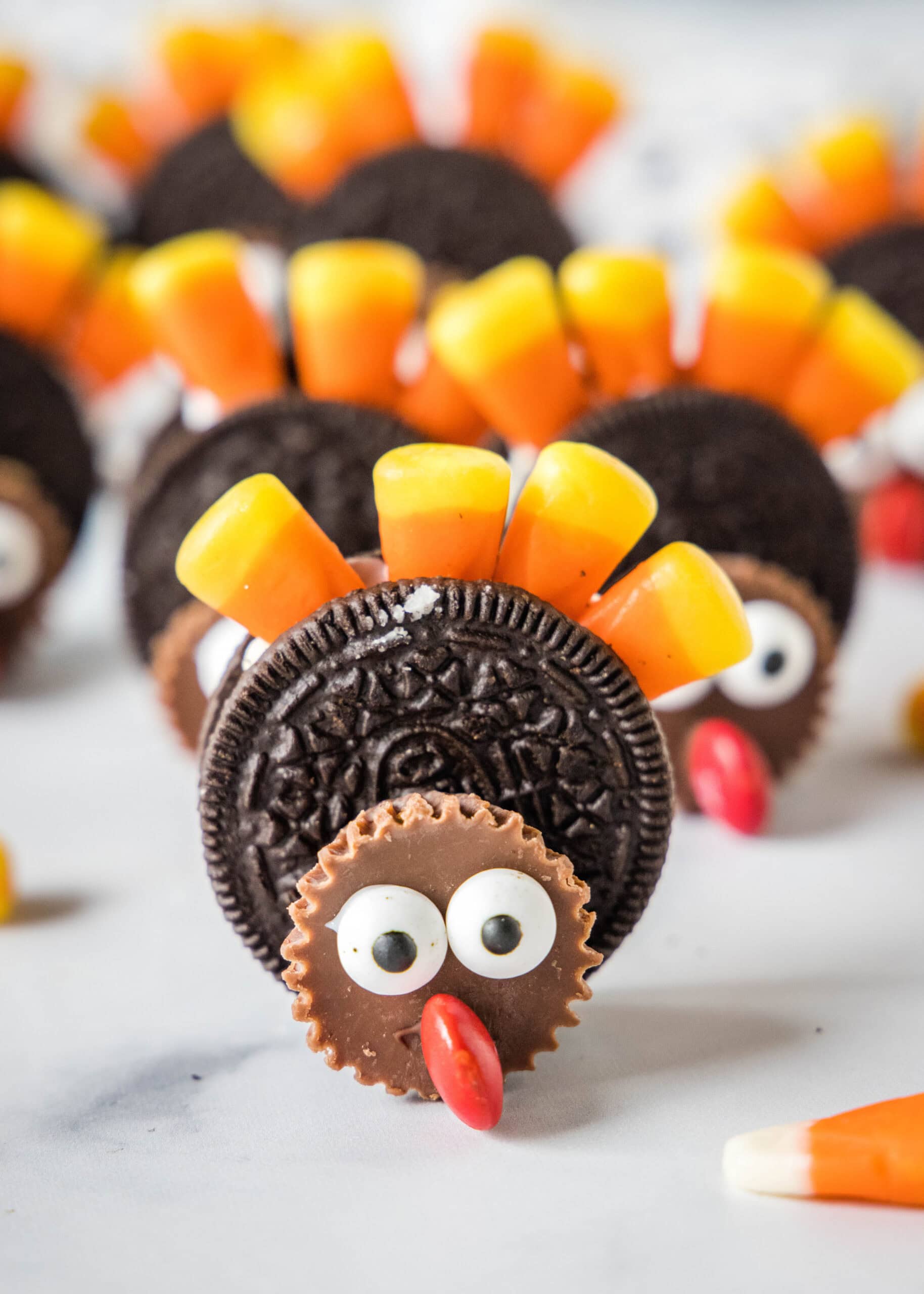Oreo Turkey Cookies - Dinners, Dishes, and Desserts