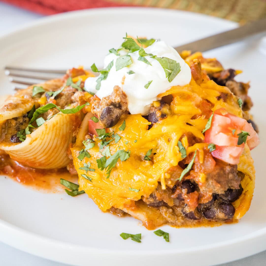 Taco Stuffed Shells | Dinners, Dishes, and Desserts