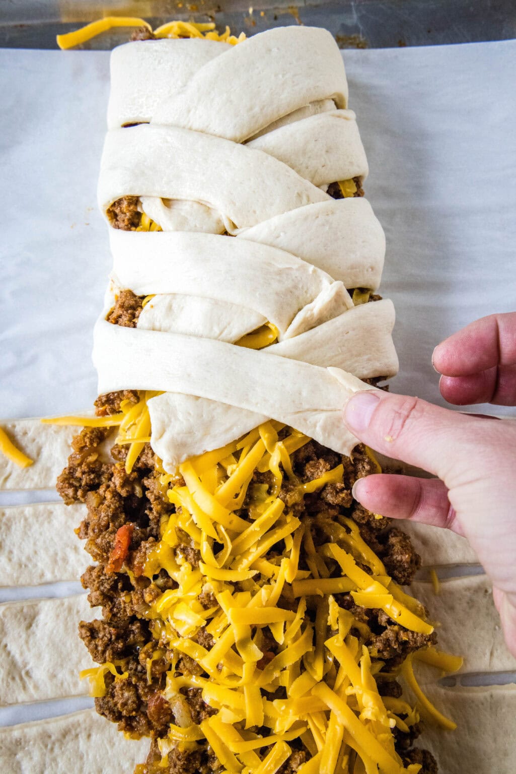 Taco Braid | Dinners, Dishes, and Desserts