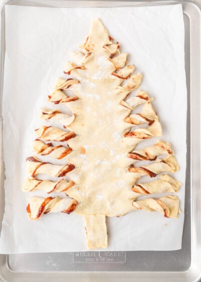 Puff Pastry Christmas Tree
