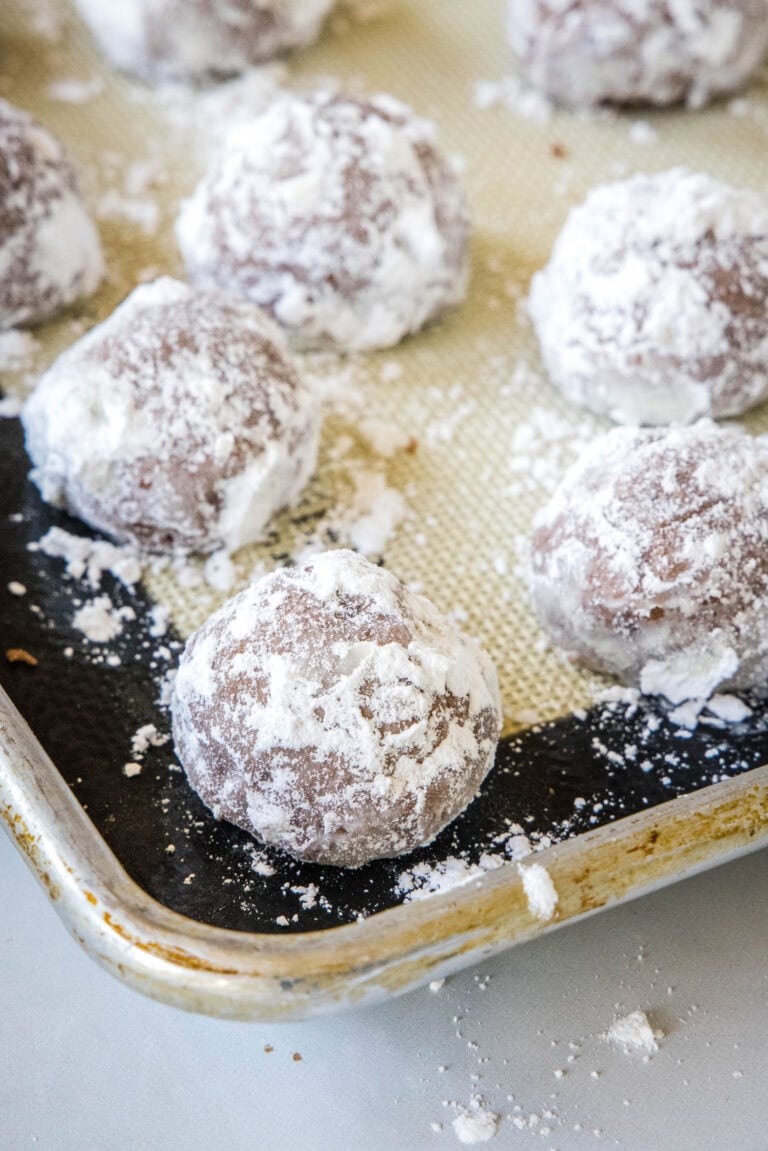 Chocolate Snowball Cookies | Dinners, Dishes, and Desserts