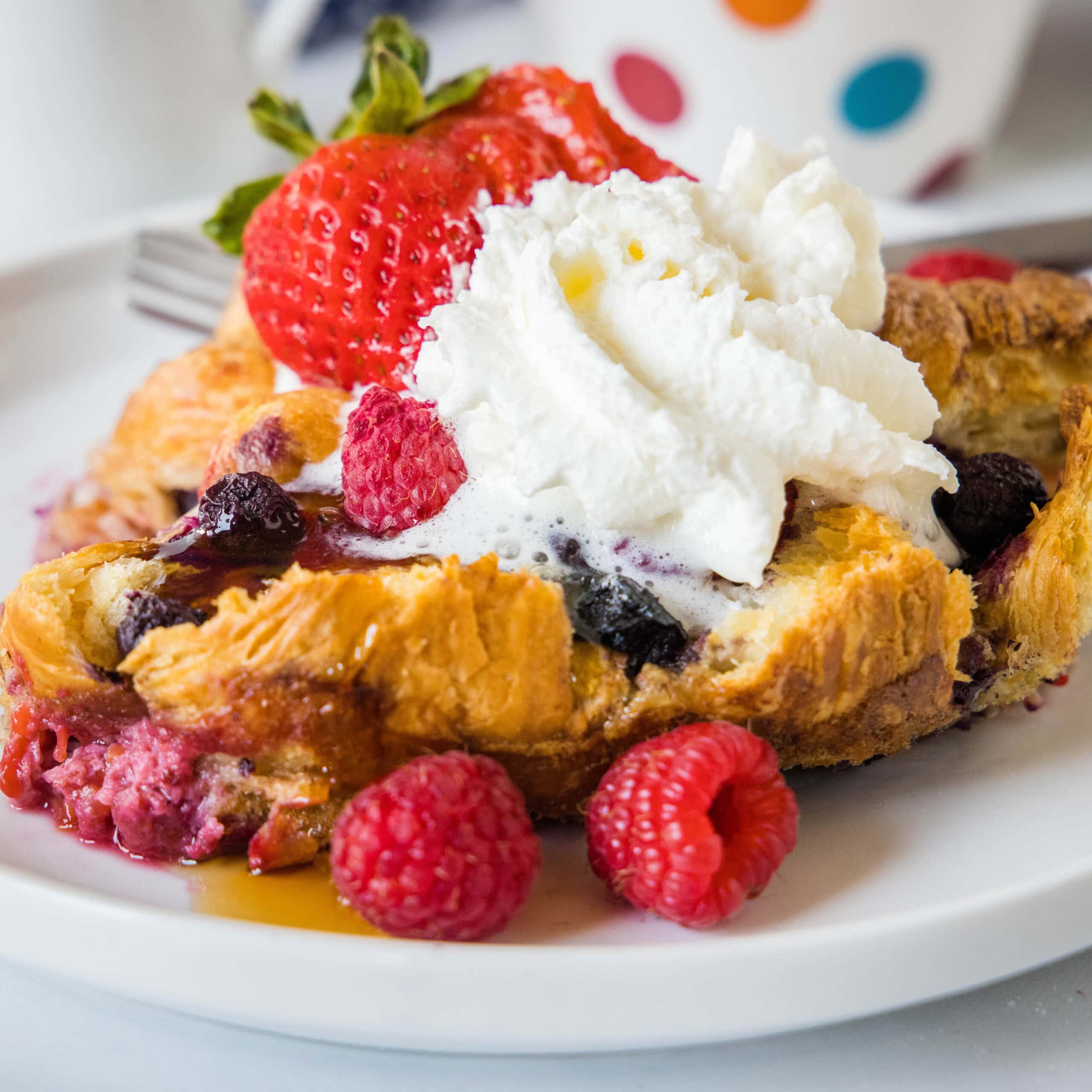 Croissant Baked French Toast | Dinners, Dishes, and Desserts