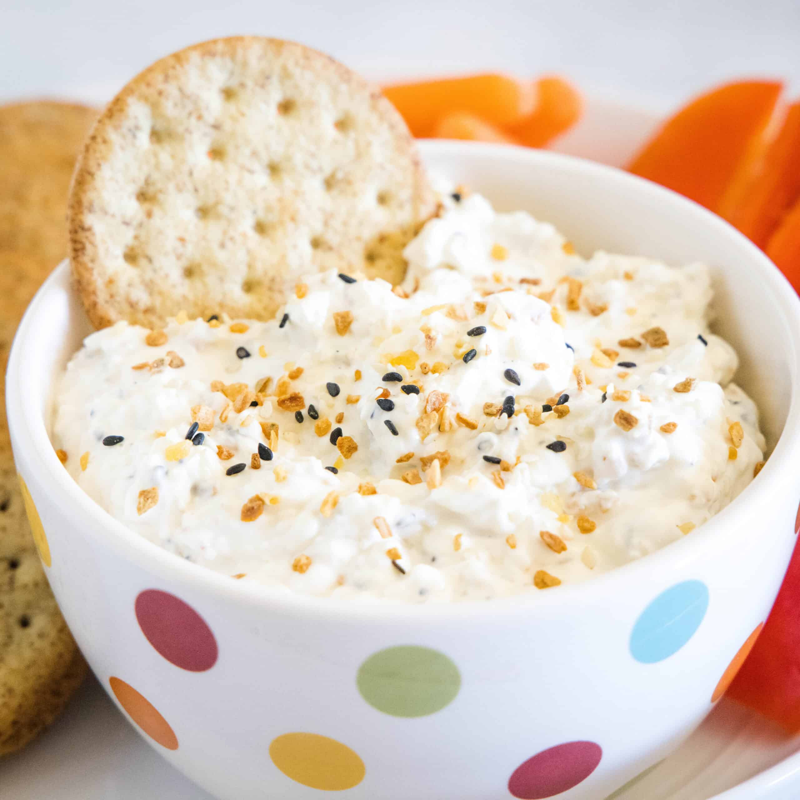 Everything Bagel Dip {3-INGREDIENTS}