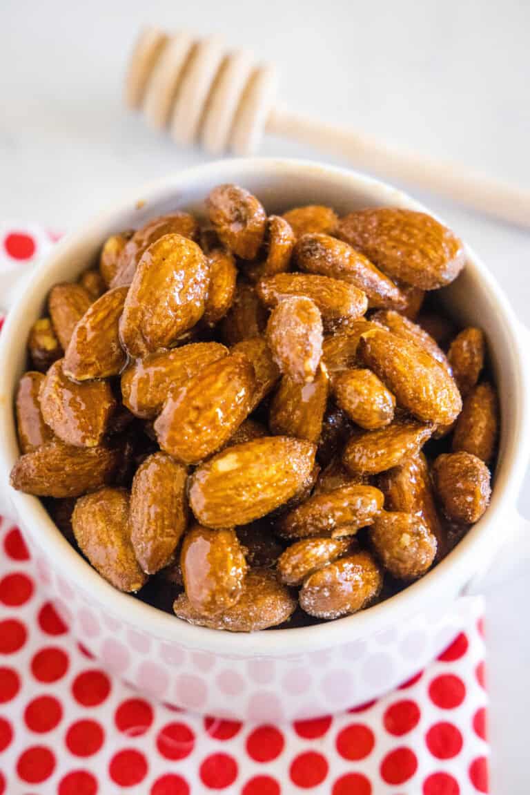 Spicy Honey Roasted Almonds