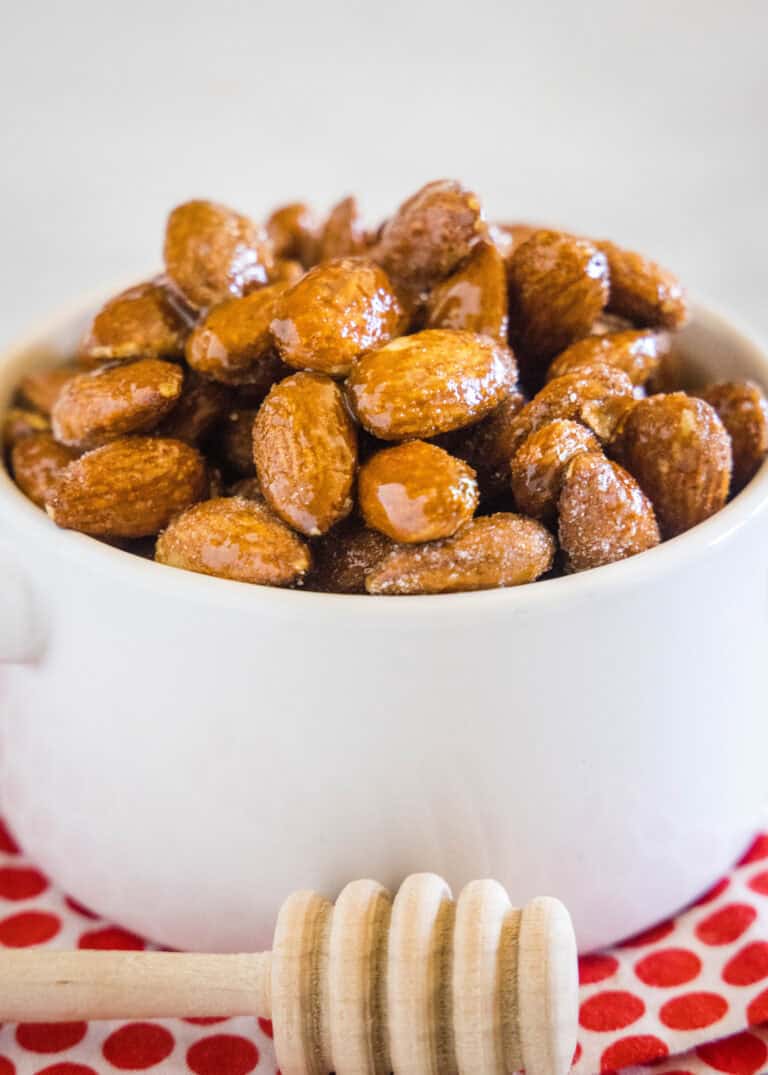 Spicy Honey Roasted Almonds