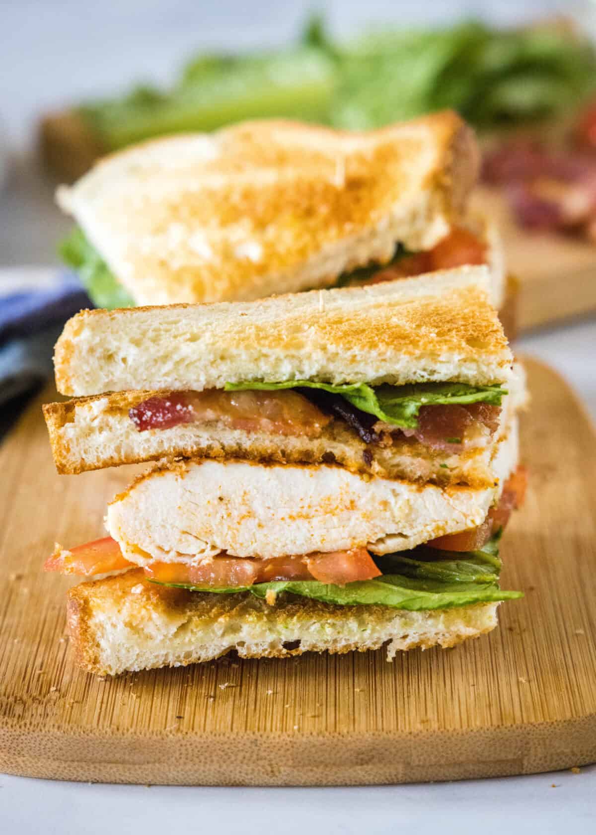 Chicken Club Sandwich | Dinners, Dishes, and Desserts