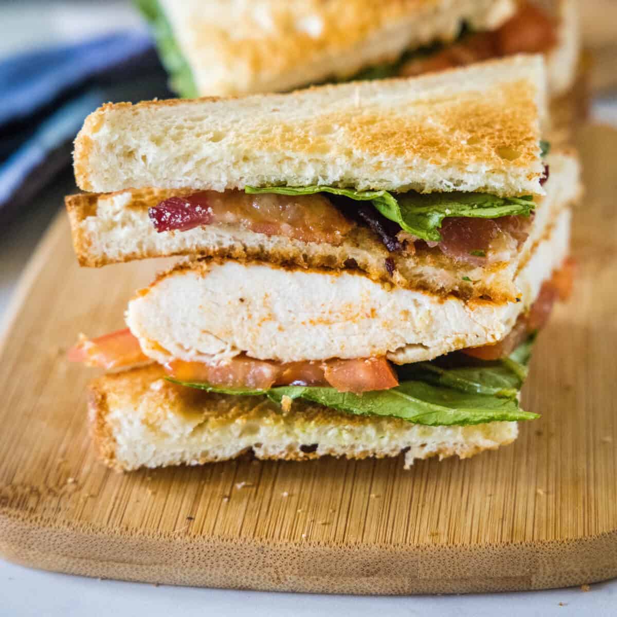 Chicken Club Sandwich | Dinners, Dishes, and Desserts