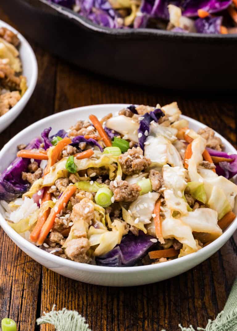 Chicken Egg Roll in a Bowl